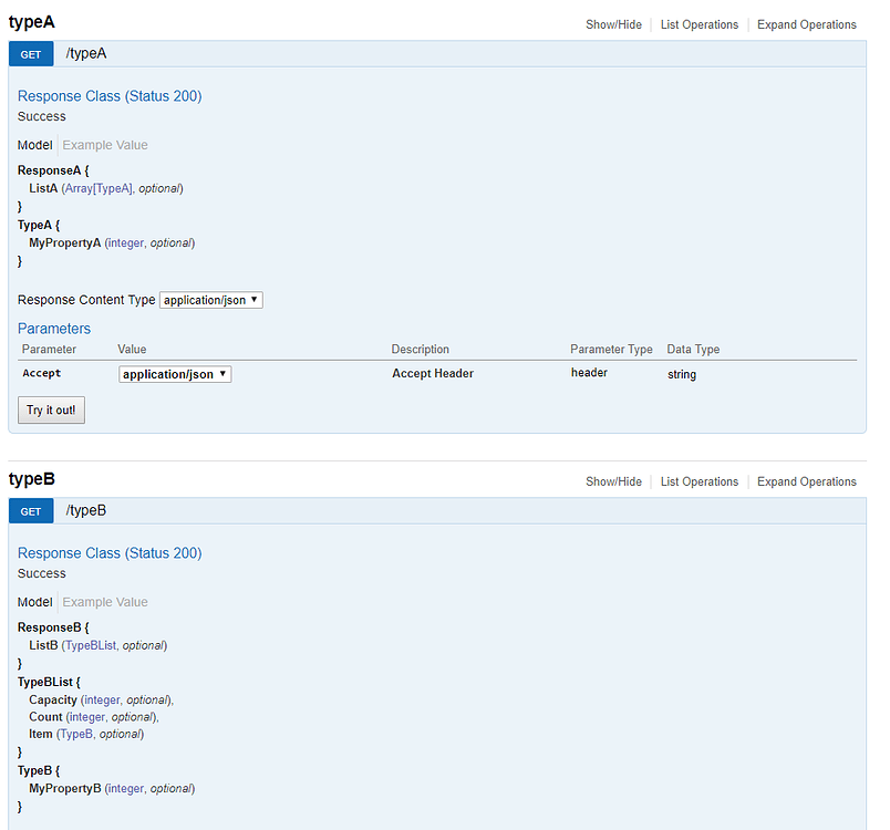 OpenAPI model incorrect for classes derived from generic List - Open API - ServiceStack Customer ...