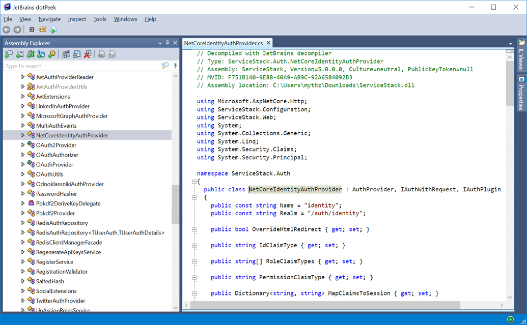 Use Existing Asp .Net Core Identity to validate SS API - Authentication - ServiceStack Customer ...