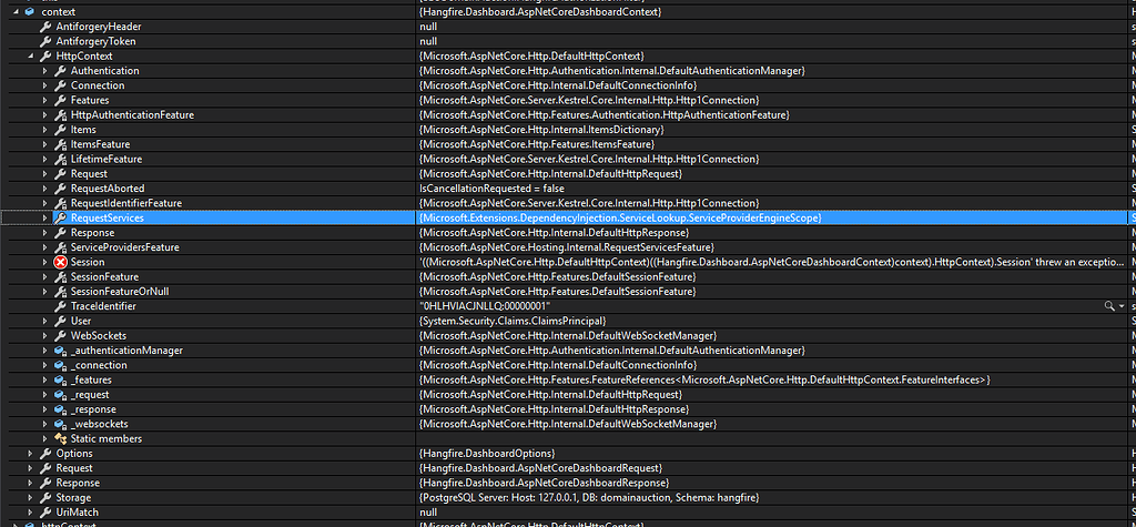 Getting session for Hangfire authorisation - Authentication - ServiceStack Customer Forums