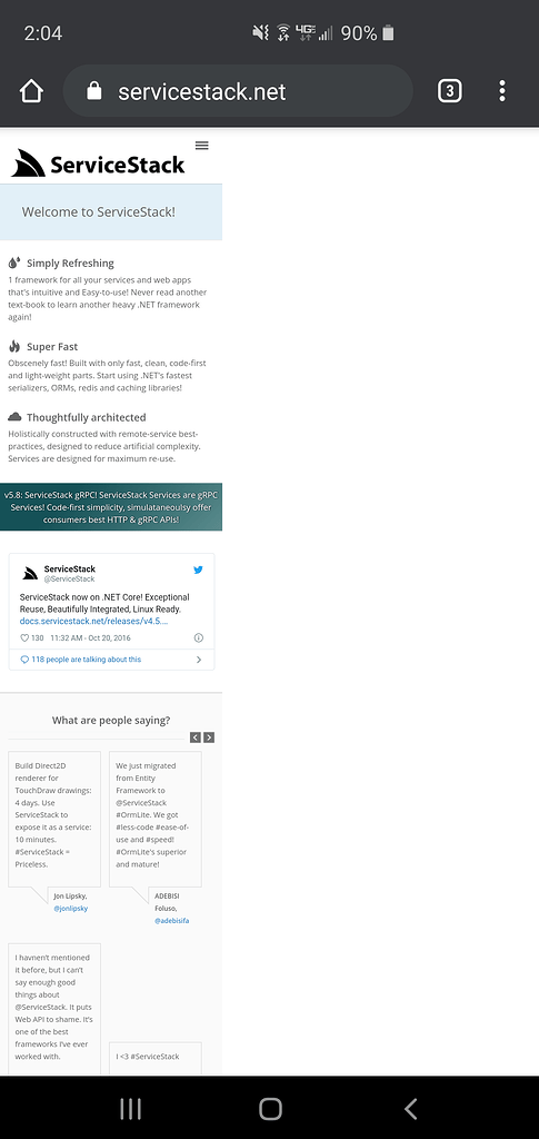 Mobile Website Issue - Meta - ServiceStack Customer Forums